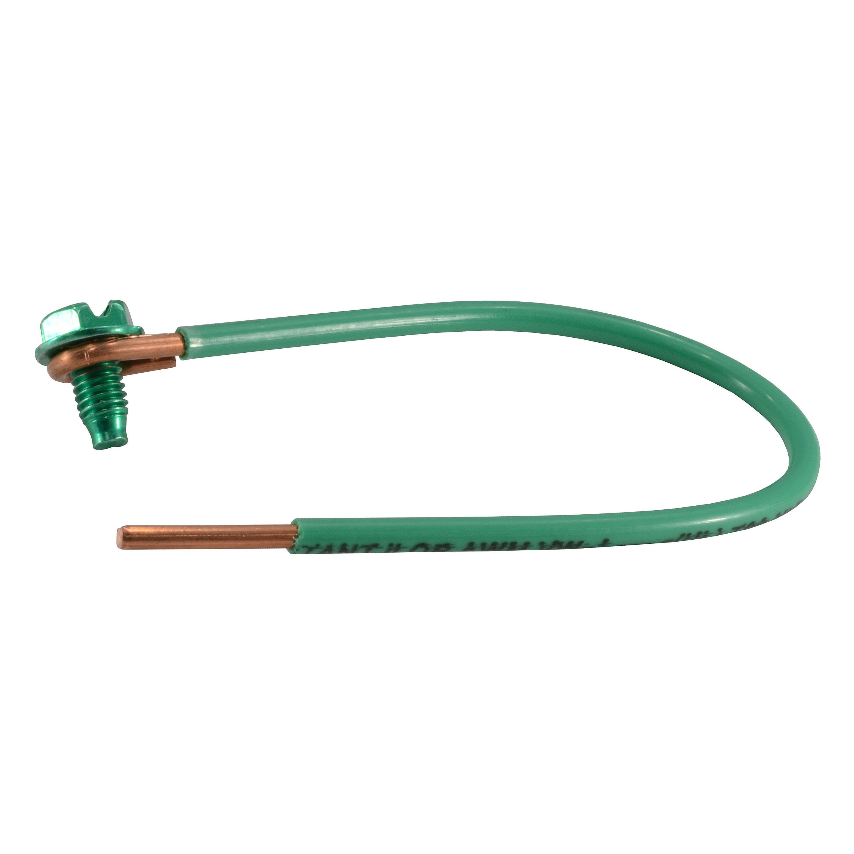 #12 x 6" Grounded Solid Wire Pigtails (50 pcs.) - Walmart.com