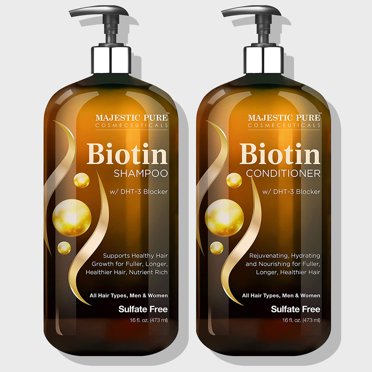 Anti-Thinning Biotin Shampoo & Deep Moisturizing Conditioner Original ...