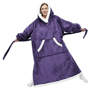 Fantaslook Wearable Blanket Hoodie Sweatshirt for Women and Men, Warm ...