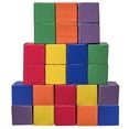 Gymax 24-Piece 8'' PU Foam Big Building Blocks Colorful Soft Blocks ...