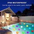 Floating Pool Lights,3-Inch USB Rechargeable & Remote Control Globe ...
