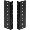 NavePoint 4U Vertical Rack Rail Pair DIY Kit with Hardware, Black ...