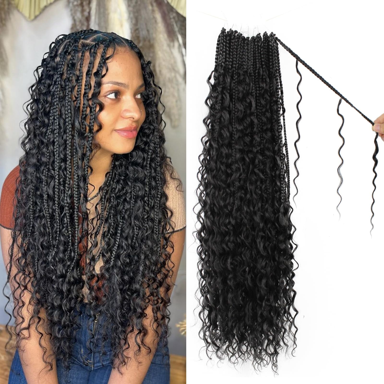 Click here for Knovotch Boho Crochet Braids Pure Protein Fiber Cl... prices