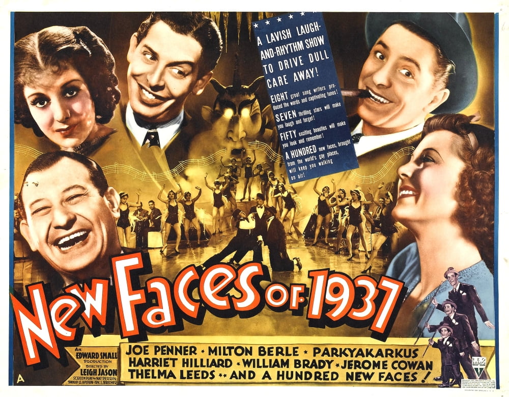 New Faces Of 1937 From Bottom Left: Harry Einstein (Aka Harry Parke Aka ...
