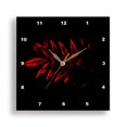 3drose, Abstract Photograph of Bright Red Sumac Leaves on Black ...