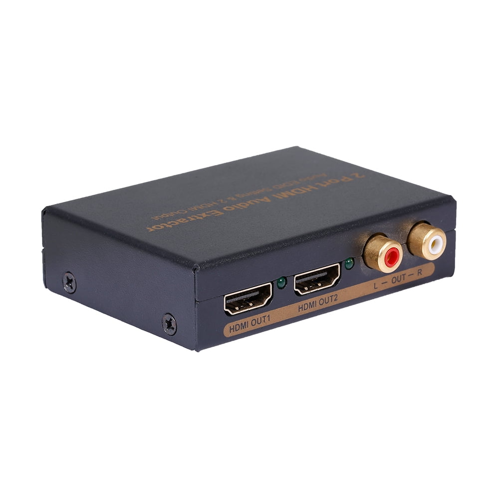 Extractor de Audio TFixol HDMI 2 Puertos con Salida Digital y Analógica ...