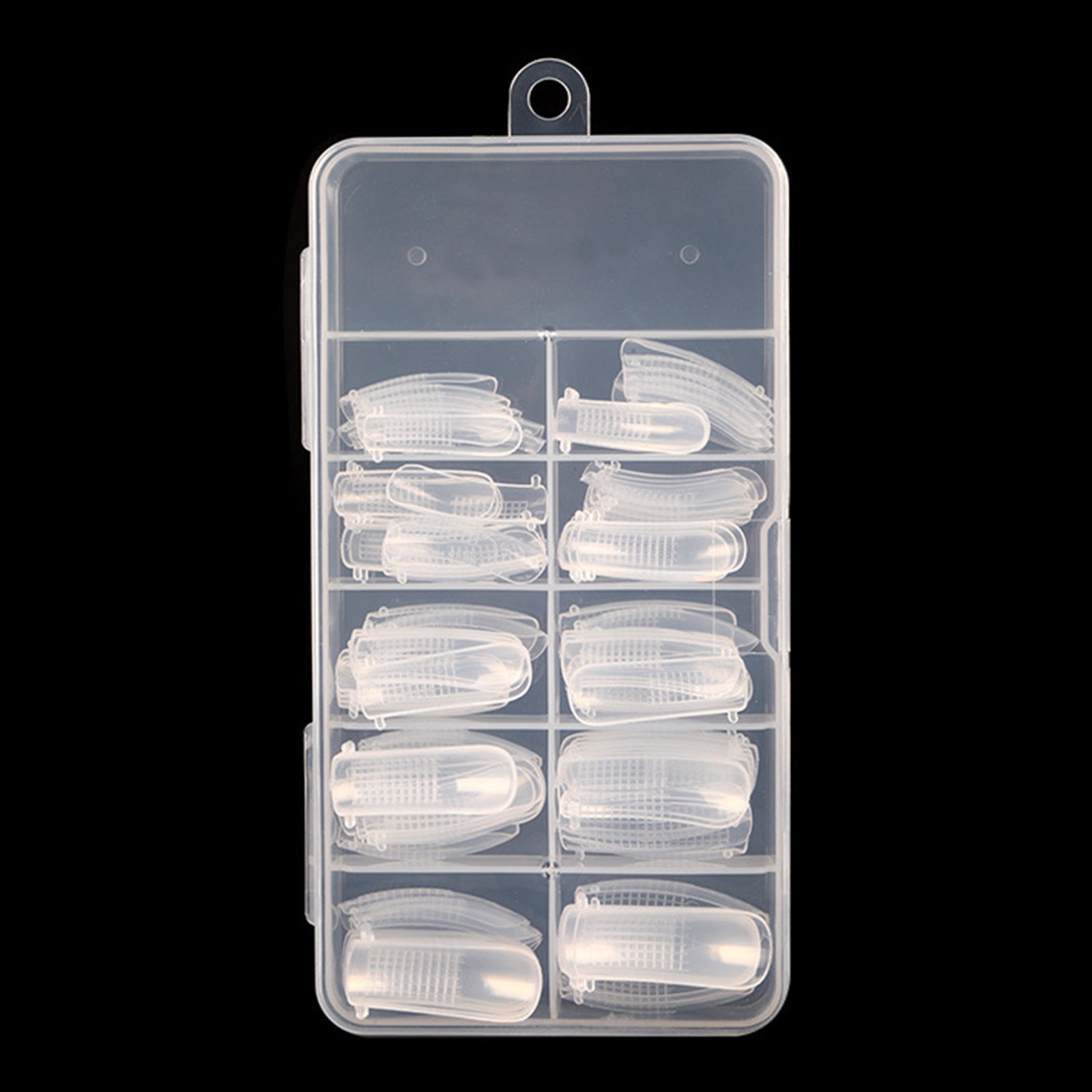 XINYTEC Fake Nails Kit Set Nail Tips Clear Square Short False Nail ...