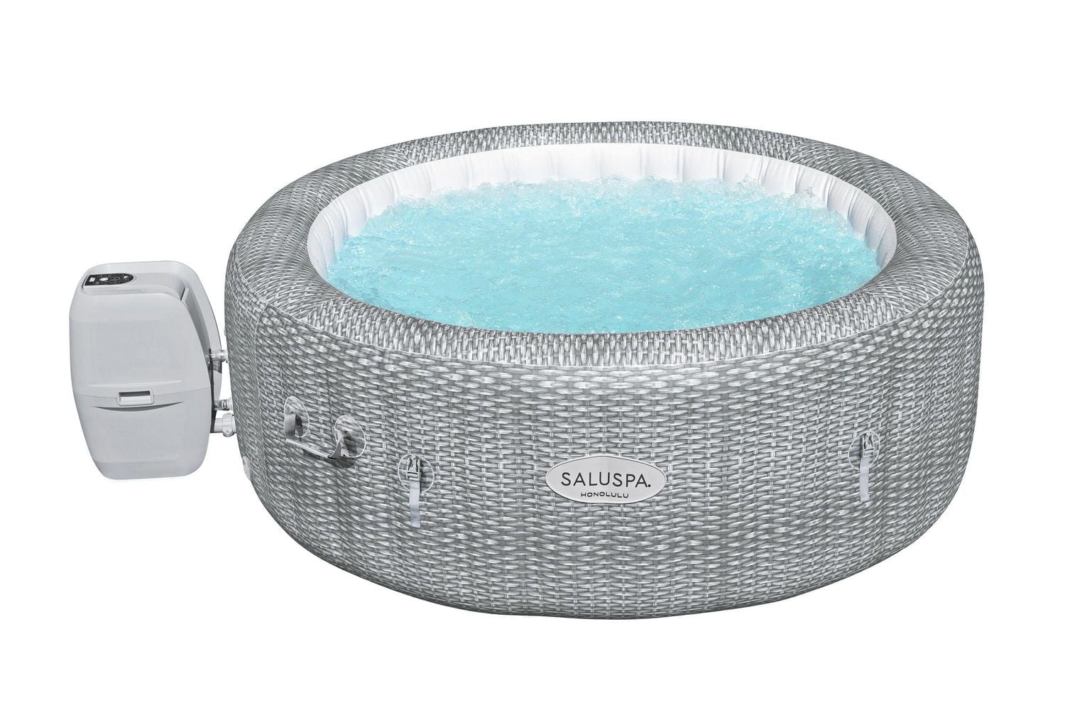 SaluSpa® Honolulu Smart Signature AirJet™ Inflatable Hot Tub Spa 4-6 ...