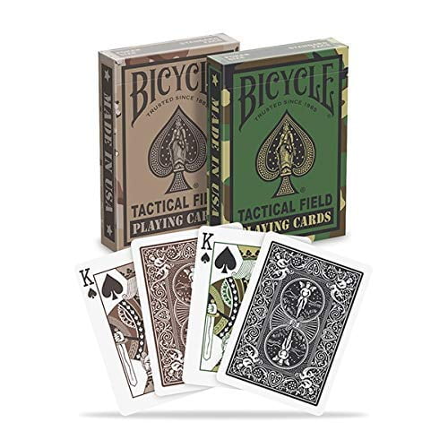 Bicycle Tactical Field Playing Cards 2 Deck Set - Walmart.com