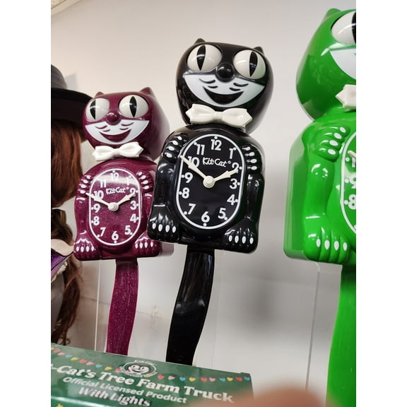 Official Kit-Cat Klock - Classic Green Wall Clock with Moving Eyes ...