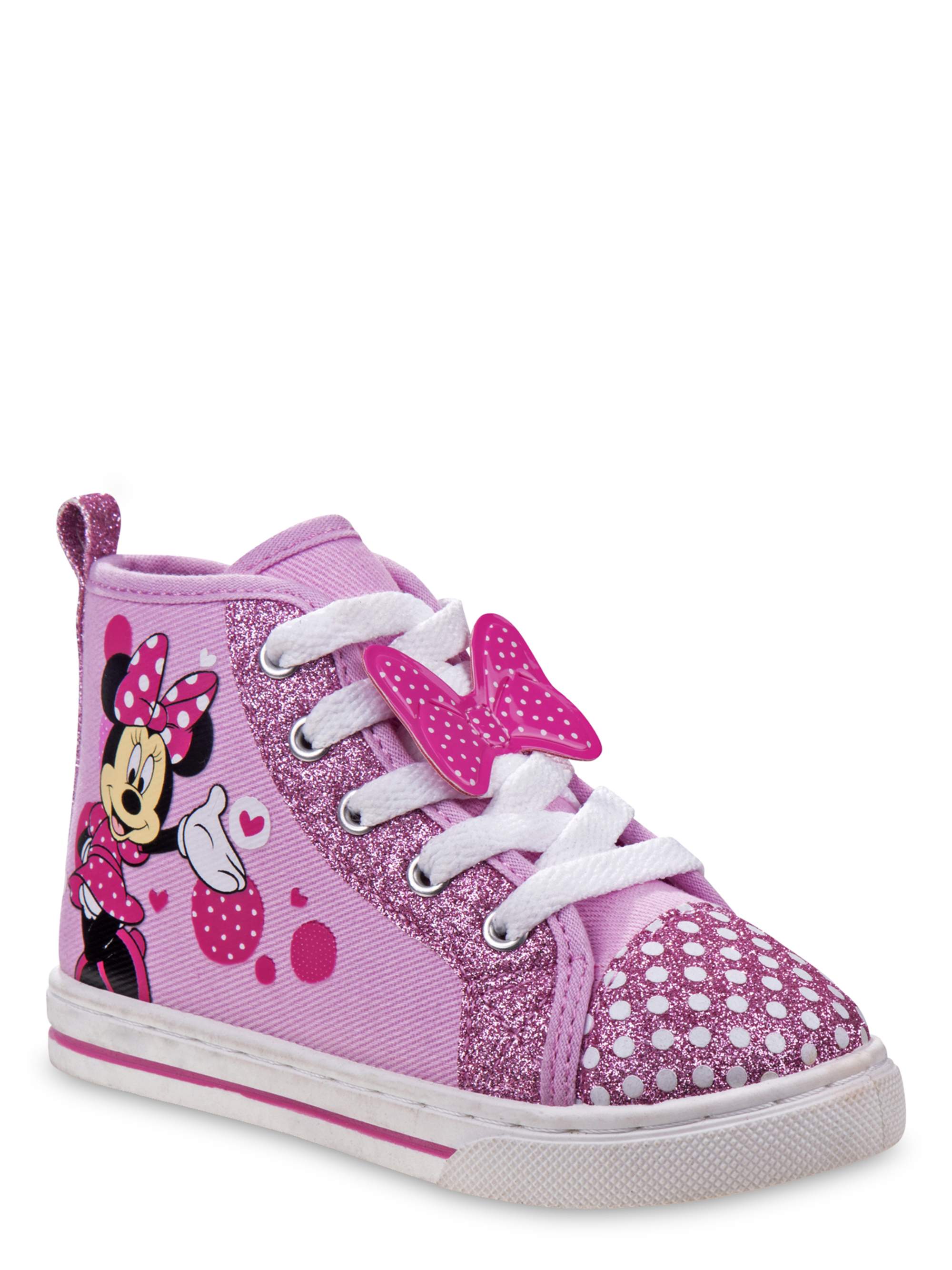 Minnie Mouse Disney Minnie Mouse Polka Dot Character High Top Sneaker Minnie Mouse Disney Minnie Mouse Polka Dot Character High Top Sneaker