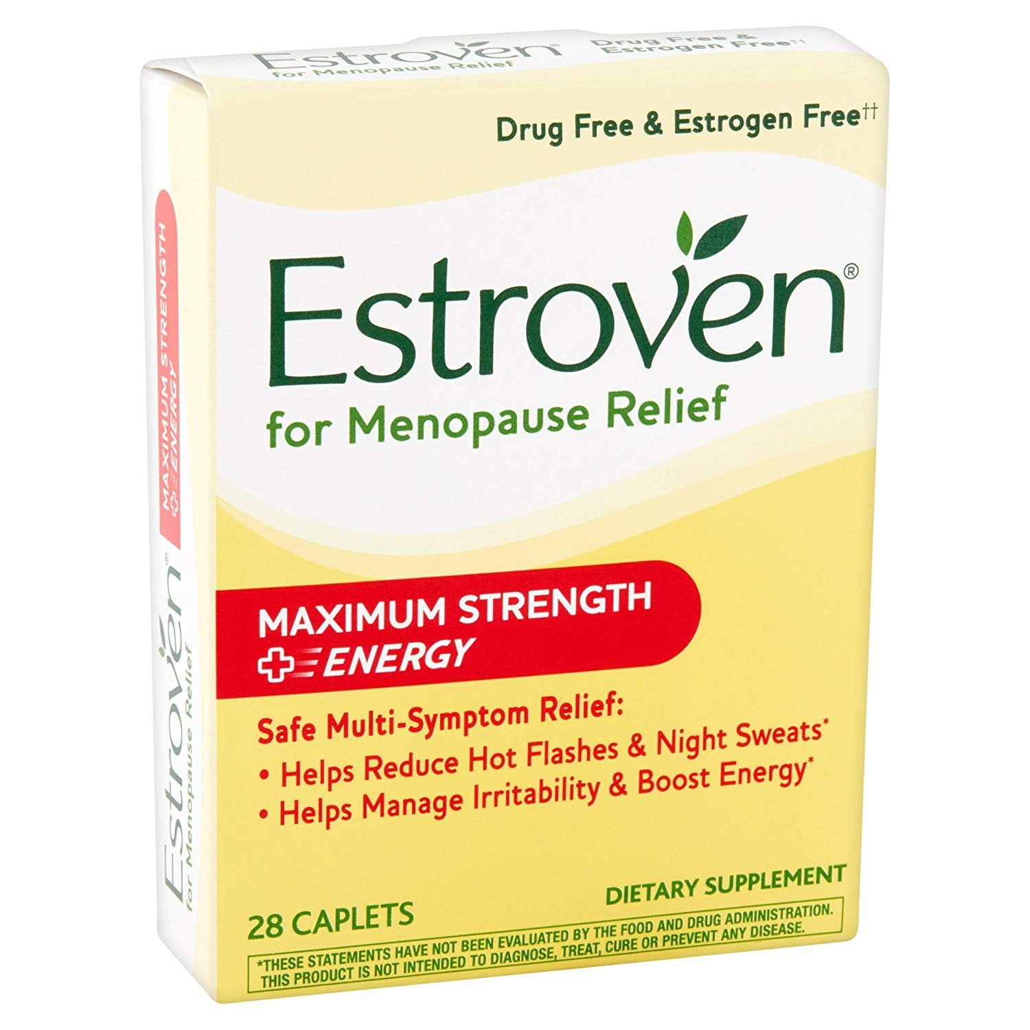 Estroven Maximum Strength Plus Energy Caplets, 28 Ea Pack of 3 ...