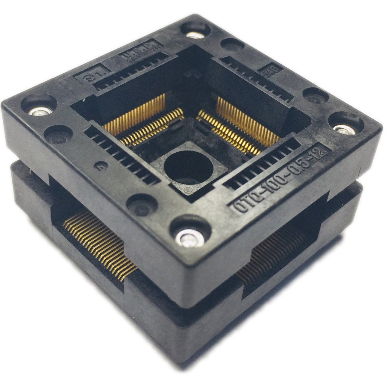 OTQ-100-0.5-12 Enplas Open-Top QFP Test and burn in Socket SQFP ...