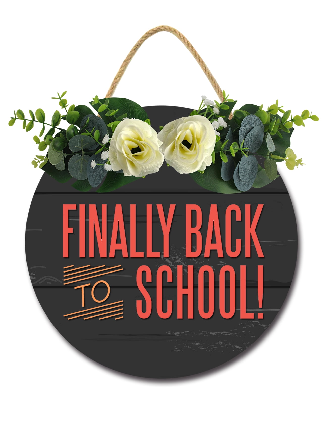 Eveokoki Hello School Door Sign Classroom Door Hanger Back to School ...