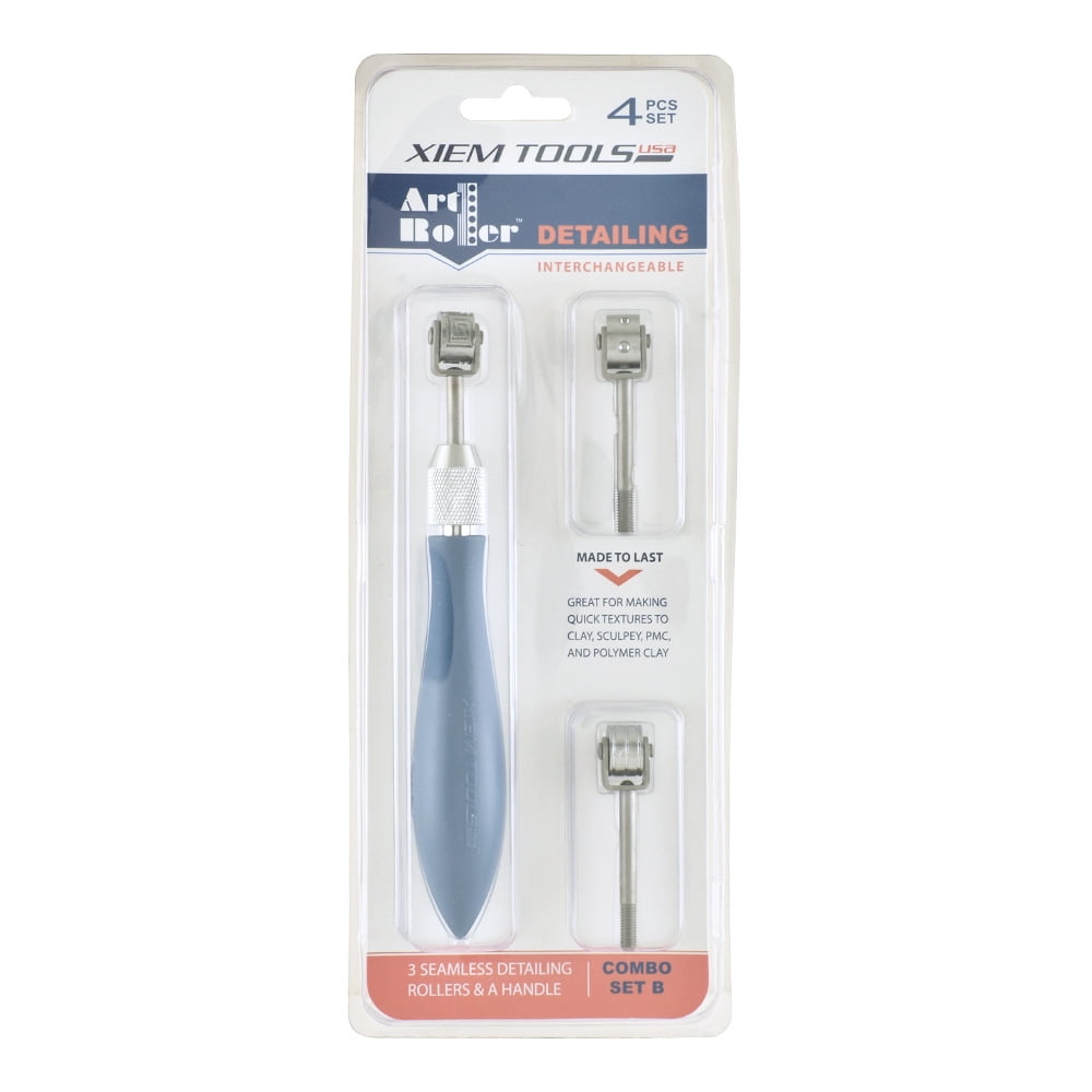 Xiem Tools USA Art Roller Detailing Interchangeable Set B (ARDSB-10380 ...