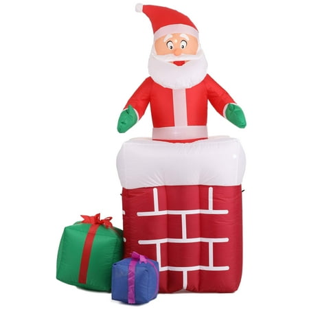 Santa in the Chimney Animated Christmas Decoration | Walmart Canada