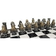 Medieval Times Skull Busts Gothic Fantasy Skeleton Chess Men Set - NO ...