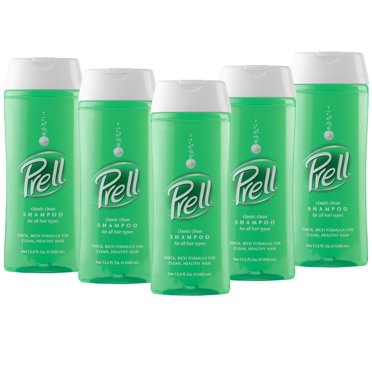 Prell® Classic Clean Shampoo for All Hair Types, Alcohol-Free, 13.5 fl ...