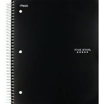 Five Star Recycled Notebook with Study App, 1 Subject, College Ruled, 8 ...