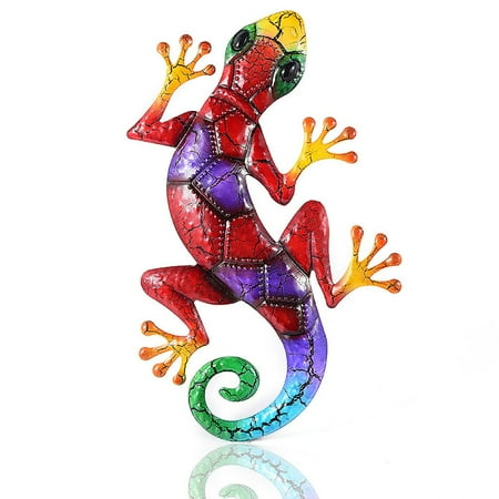 Metal Gecko Statue Wall Hanging Metal Gecko Statue Insect Sculpture ...