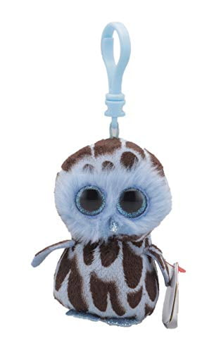 TY Beanie Boos - YAGO the Owl (Glitter Eyes) (Plastic Key Clip ...