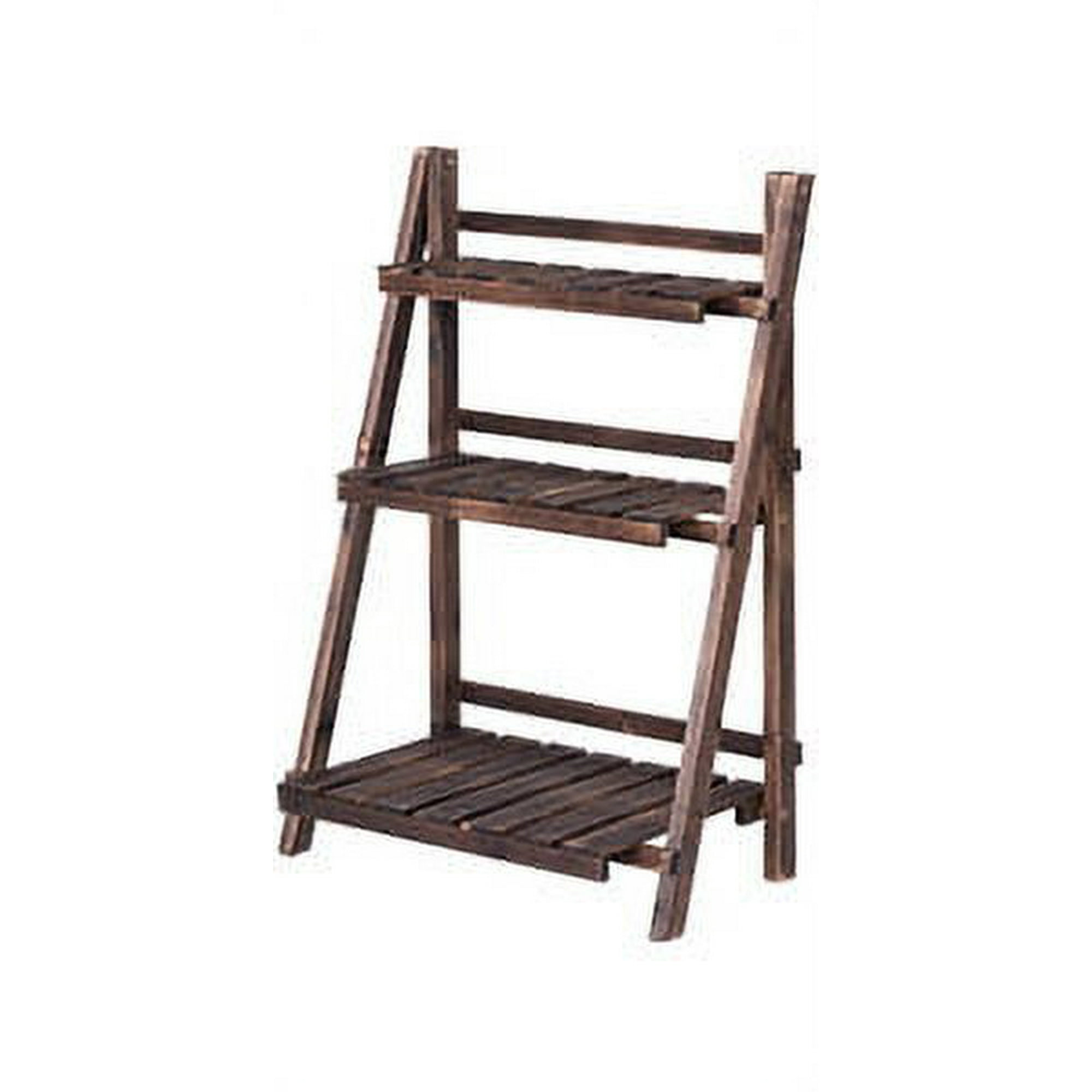 Click here for Patiojoy Folding Garden Wood Flower Pot Shelf 3 Ti... prices