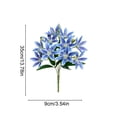 Artificial Lily Bouquet - Faux Floral Decor for Home, Weddings & Events ...