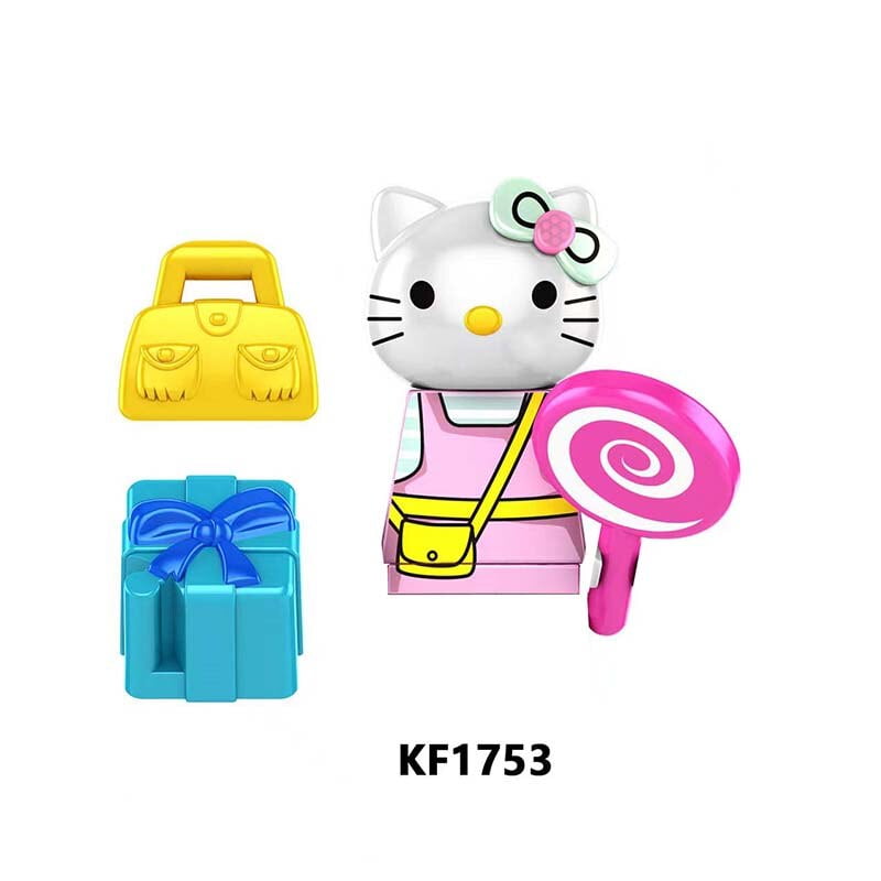 Bloques de construcción de Anime de dibujos animados de Disney para ...