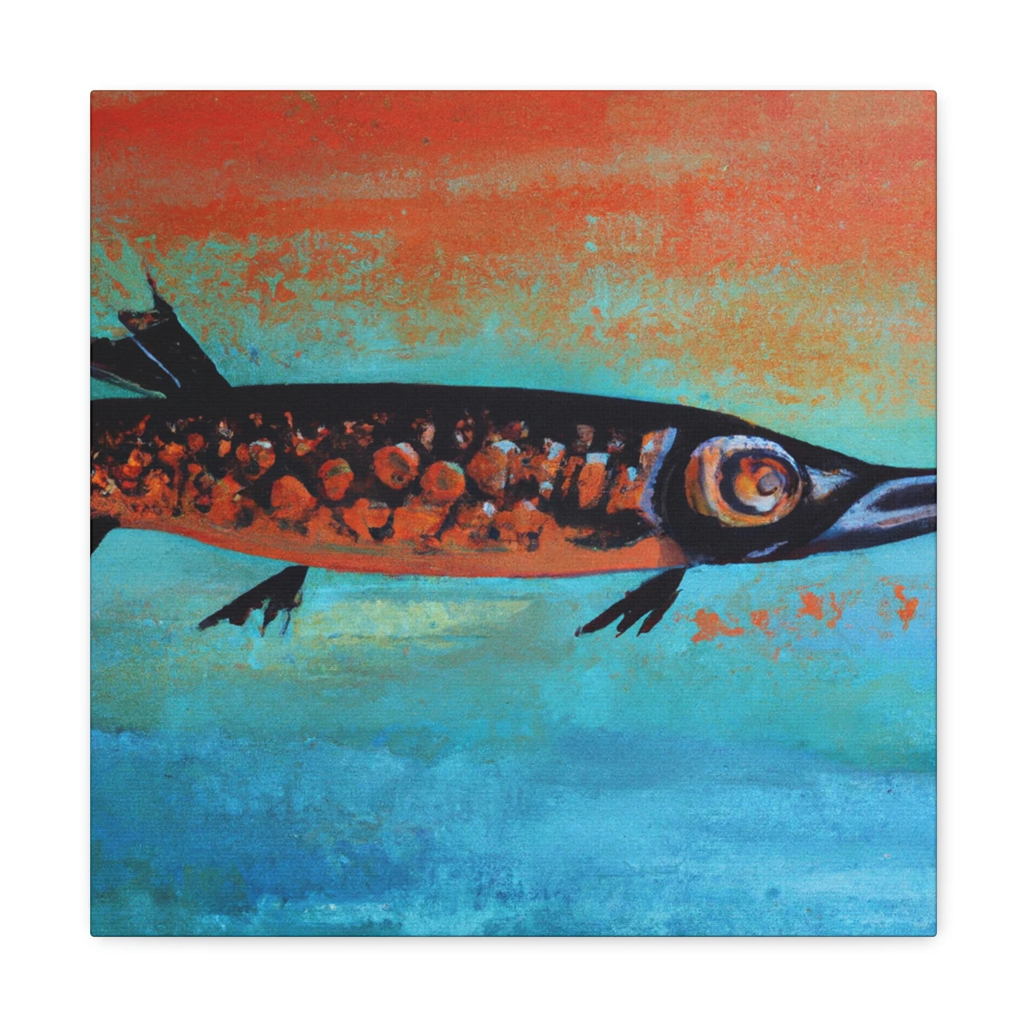 Barracuda Abstractive Scene - Canvas - Walmart.com