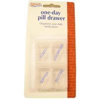 Pill Box Morning/After Noon/Evening/Bed, 4 Compartments - 24 Hours ...