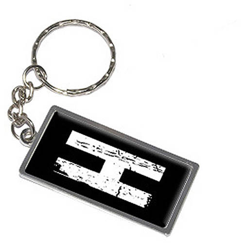 Letter Initial H Keychain Key Chain Ring - Walmart.com
