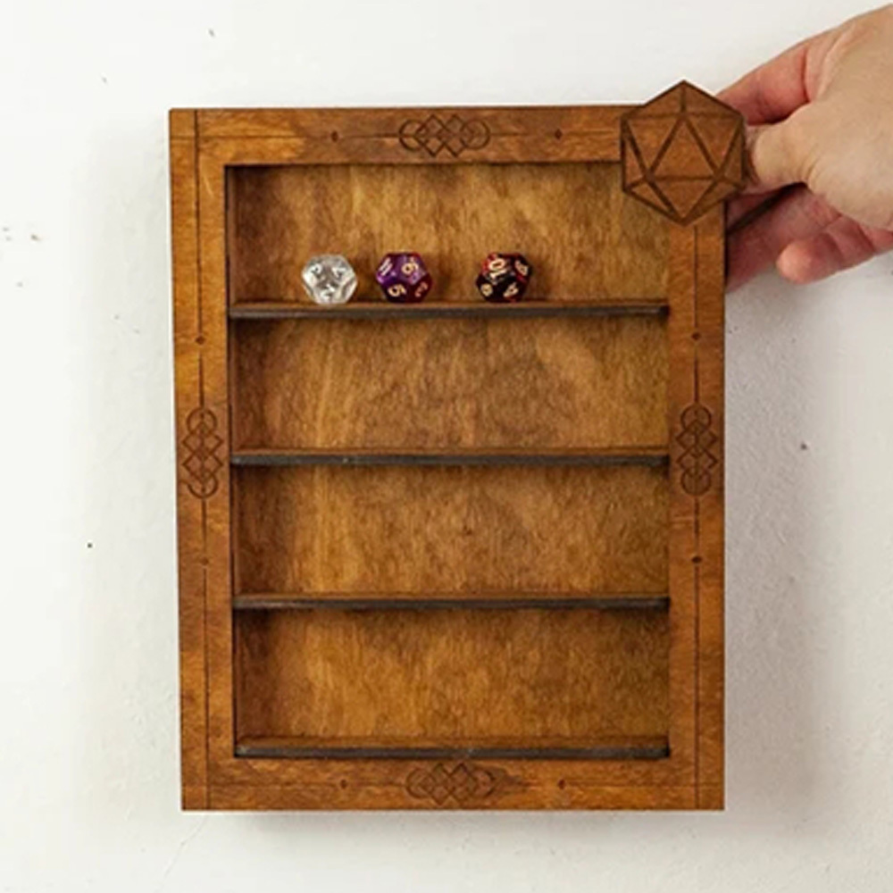 Wooden Dice Display Stand Dice Storage Stand For Game Perfect for RPG ...