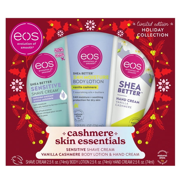 eos Limited Edition Holiday Body Collection, Travel Size Cashmere Skin ...