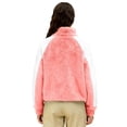 Aellinatey Women's fleece pullover sweater, soft fleece, quarter-zip ...