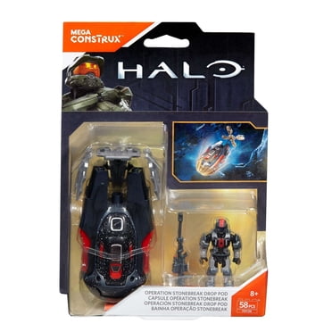 Mega Construx Halo Operation Veritas Drop Pod with Action Figure ...