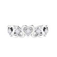 Mauli Jewels Rings for Women 1/4 Carat Heart Shape Diamond Ring Prong ...