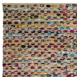 SAFAVIEH Cape Cod Nixon Colorful Braided Area Rug, 6' x 9', Natural ...