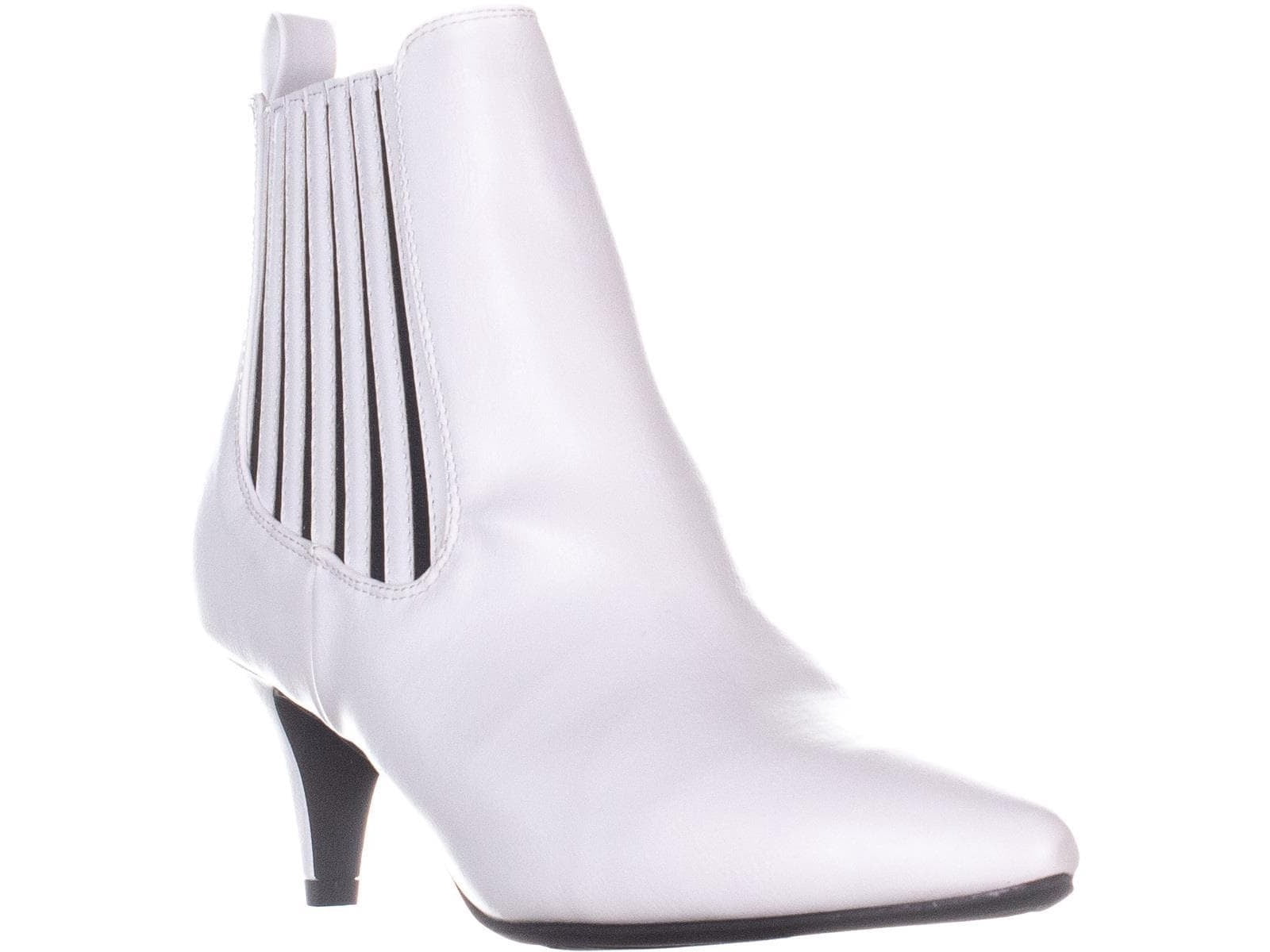 Bar III Womens Elizaa Pointed Toe Ankle Chelsea Boots White - Walmart.com