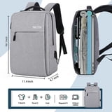 Sovegavy Mens Womens Laptop Backpack 15.6 inch Travel Backpack ...