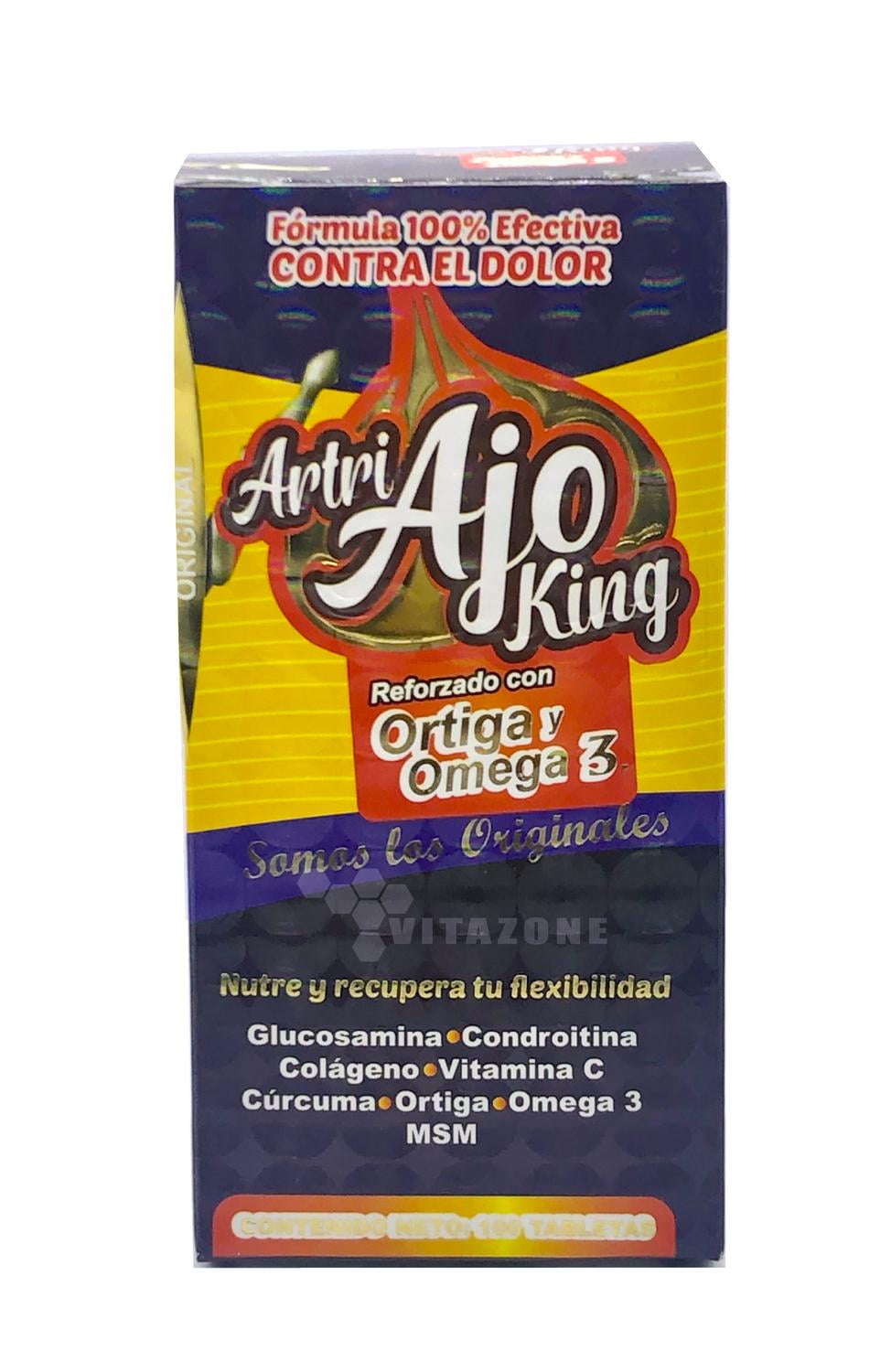 ArtriAjoKing Artriking Glucosamina 100 tabs Ortiga ORIGINAL Herbolaria ...