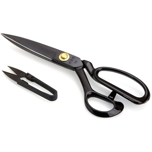 10 Inch Left Handed Scissors for Lefty, Sewing Scissors with Thread ...