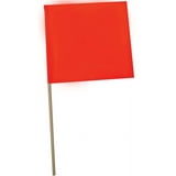 Airhead Bright Orange Vinyl Water Ski Flag, 24 inch Pole, 12 in. x 15 ...