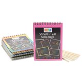 8 Pack Rainbow Scratch Paper Pads for Kids with Wooden Styluses, 10 ...