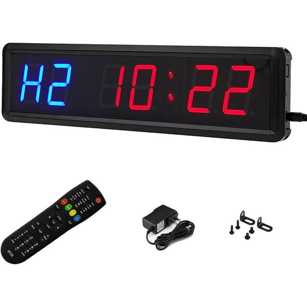 Btbsign 1.8'' LED Interval Workout Timer Countdown Stopwatch - Walmart.com