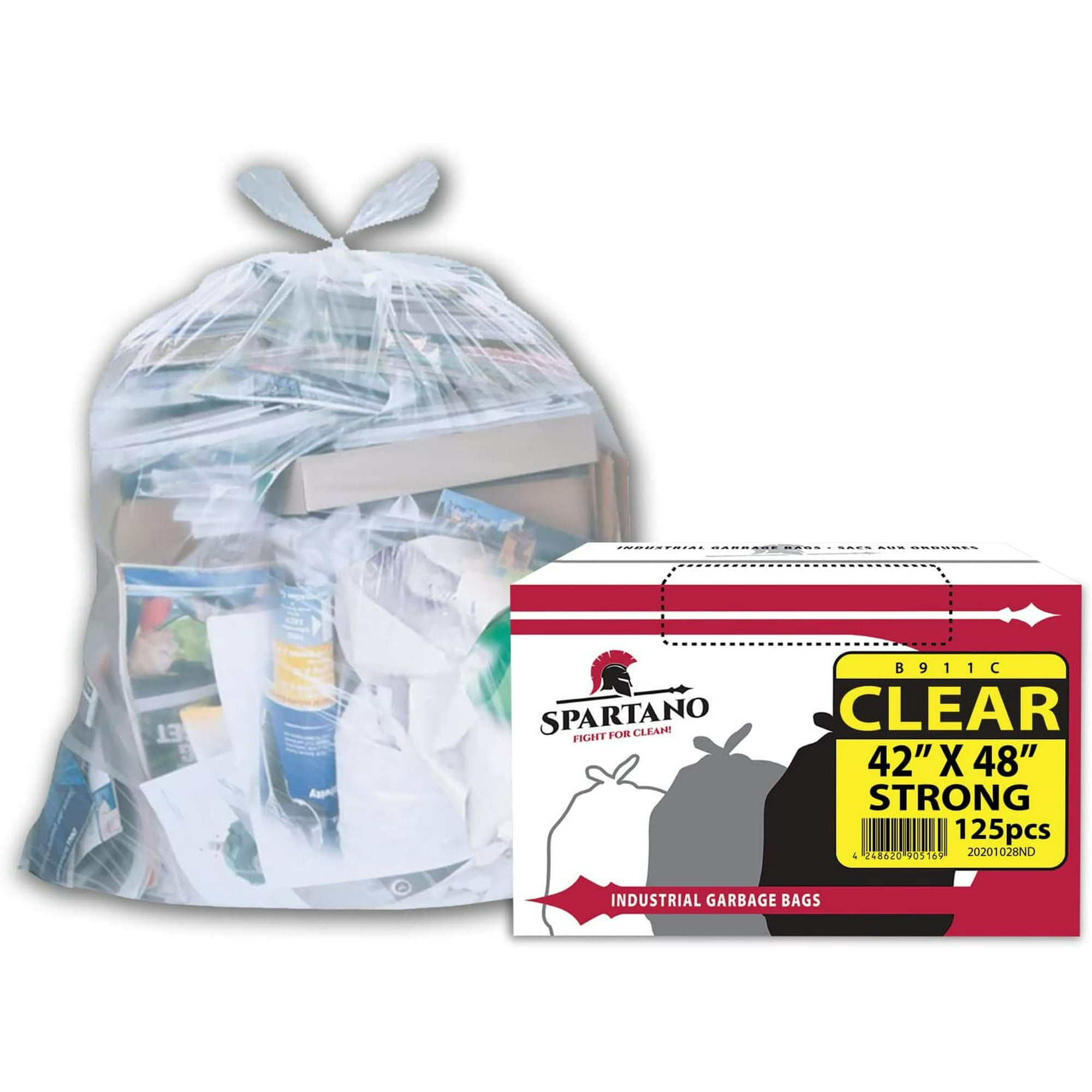 Click here for Spartano Clear Garbage Bags 125 Count  Multipurpos... prices