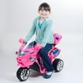 Lil' Rider 3 Wheel Motorcycle Ride on Toy for Kids, Battery Powered, 2 ...