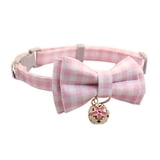 Cat Collar Breakaway, Small Cat Collar with Cute Bow Tie and Bell Plaid ...