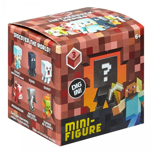 Mattel Minecraft Mini Fig Cl - Walmart.com