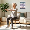 Daily Seated Tai Chi Workout Chart for Seniors Printable Wall Poster 30 ...