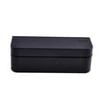 ETHZZLE 2Pcs Black Coin Box for Car Plastic Holder Easy Storage for ...